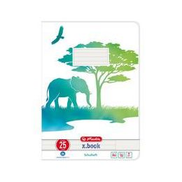 Herlitz Heft A4 16 Blatt Lineatur 25 GREENline Elefant Format: A4 Packungsinhalt: 1 Stück