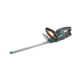 Gardena Akku-Heckenschere ComfortCut 50/18V P4A, Ready-To-Use Set grau/türkis, Li-Ion Akku 2,0Ah P4A, POWER FOR ALL ALLIANCE Leistung/Spannung: Akku-Betrieb, 18Volt Schnittlänge: 50 cm