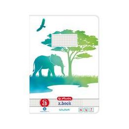 Herlitz Heft A4 16 Blatt Lineatur 26 GREENline Elefant Format: A4 Packungsinhalt: 1 Stück