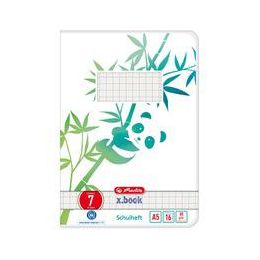 Herlitz Schulheft A5 16 Blatt Lineatur 07 GREENline Panda