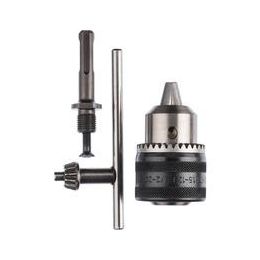 Bosch Bohrfutter 1,5 - 13mm, mit SDS-plus Adapter Zahnkranzbohrfutter mit Schlüssel Aufnahmesystem: SDS+ Spannbereich: Von 1,5 mm bis 13 mm Laufrichtung: Rechts- und Linkslauf