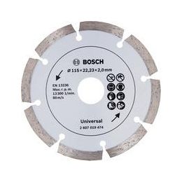 Bosch Diamanttrennscheibe Universal, &Oslash; 115mm Bohrung 22,23mm
