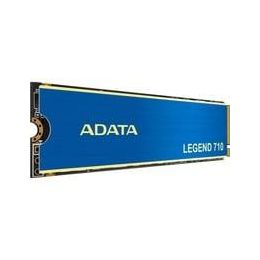 A-DATA LEGEND 710 512 GB, SSD blau/gold, PCIe 3.0 x4, NVMe 1.4, M.2 2280