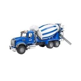 Bruder MACK Granite Betonmisch-LKW, Modellfahrzeug blau/weiß Serie: Baufahrzeuge Maßstab: 1:16 Altersangabe: ab 4 Jahren Gewicht: 2.500 g