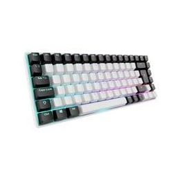 Sharkoon SKILLER SGK50 S3, Gaming-Tastatur wei&szlig;, IT-Layout, Gateron Yellow