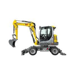 Siku SUPER Wacker Neuson EW65 Mobilbagger, Modellfahrzeug gelb/grau
