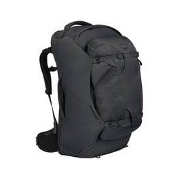 Osprey Farpoint 70, Rucksack dunkelgrau, 70 Liter Typ: Rucksack Geeignet für: Outdoor, Sport Material: 450D Polyester (recyclet) Kapazität: 70 Liter Volumen