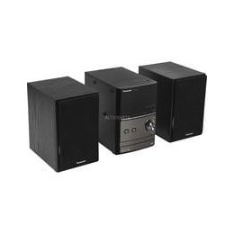 Panasonic SC-PM602EG-K, Kompaktanlage schwarz, Bluetooth, CD, Radio Leistung: 2 x 20 Watt Laufwerk: CD Netzwerk: Bluetooth Tuner: FM (UKW), RDS, DAB, DAB+