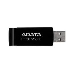 A-DATA UC310 256 GB, USB-Stick schwarz, USB-A 3.2 Gen 1 Kapazität: 256 GB Geschwindigkeit: Lesen: max. 100 MB/s Anschluss: USB-A 3.2 Gen 1 (5 Gbit/s)
