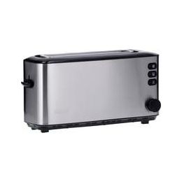 Severin Automatik-Langschlitztoaster AT 2515 silber, 1.000 Watt, f&uuml;r 2 Scheiben Toast