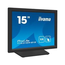 iiyama ProLite T1531SR-B1S, LED-Monitor 38 cm (15 Zoll), schwarz (matt), XGA, VA, Touchscreen, VGA, HDMI, DisplayPort