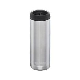 Klean Kanteen Trinkflasche TKWide VI vakuumisoliert, 473ml edelstahl (gebürstet), mit schwarzer Café Cap Material: Edelstahl / PP / Silikon Anzahl Teile: 2 -teilig Besteht aus: Trinkflasche, Schraubverschluss "Café Cap" Fassungsvermögen: 0,473 Liter