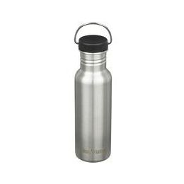 Klean Kanteen Trinkflasche Classic 800ml edelstahl (gebürstet), mit schwarzem Loop Cap Material: Edelstahl / PP / Silikon Anzahl Teile: 2 -teilig Besteht aus: Trinkflasche, Schraubverschluss "Loop Cap" Fassungsvermögen: 0,8 Liter