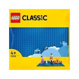 Lego 11025 Classic Blaue Bauplatte, Konstruktionsspielzeug blau, Quadratische Grundplatte mit 32x32 Noppen