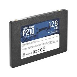 PATRIOT P210 128 GB, SSD schwarz, SATA 6 Gb/s, 2,5"