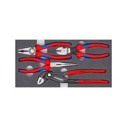 Knipex Zangen-Set "Basic" 002001V15, 4-teilig pr&auml;zise zugeschnittene Schaumstoffeinlage