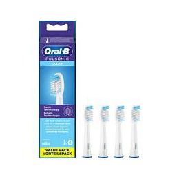 Braun Oral-B Pulsonic Clean 4er, Aufsteckbürste weiß Packungsinhalt: 4 Stück Kompatibel zu: Oral-B Pulsonic Bürstenkopf: Länglich