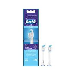 Braun Oral-B Pulsonic Clean 2er, Aufsteckb&uuml;rste wei&szlig;