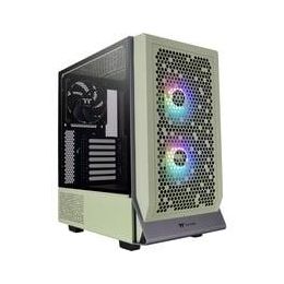 Thermaltake Ceres 300 TG ARGB , Tower-Geh&auml;use hellgr&uuml;n, Tempered Glass