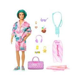 Mattel Barbie Extra Fly - Ken-Puppe mit Strandmode Serie: Barbie Extra Fly Art: Puppe Altersangabe: ab 36 Monaten Zielgruppe: Kindergartenkinder