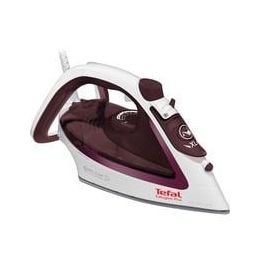 Tefal Easygliss Plus FV 5714, Dampfbügeleisen weiß/violett Leistung: 2.400 Watt Bügelsohle: Durilium AirGlide (Extra-) Dampfstoß: 190 g/min