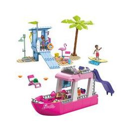 Mattel MEGA Barbie Traum-Boot, Konstruktionsspielzeug Serie: MEGA Teile: 317 -teilig Altersangabe: ab 6 Jahren Material: Kunststoff