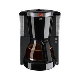 Melitta Look Selection, Filtermaschine schwarz Kapazität: 15 Tassen/1,25 Liter Verbrauch: 1.000 Watt (Betrieb) Kanne: Glas: 1 Abmessungen: 232 x 325 x 230 mm