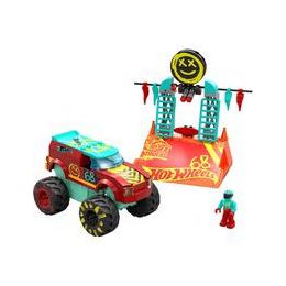 Mattel MEGA Hot Wheels Monster Trucks Demo Derby Extreme-Stunt Set, Konstruktionsspielzeug Serie: MEGA Teile: 151 -teilig Altersangabe: ab 5 Jahren Material: Kunststoff