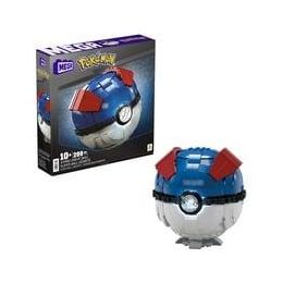 Mattel MEGA Pokémon Jumbo Superball, Konstruktionsspielzeug Serie: MEGA Teile: 299 -teilig Altersangabe: ab 10 Jahren Material: Kunststoff