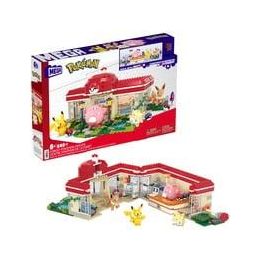 Mattel MEGA Pokémon Waldspaß Poké-Center, Konstruktionsspielzeug Serie: MEGA Teile: 648 -teilig Altersangabe: ab 8 Jahren Material: Kunststoff