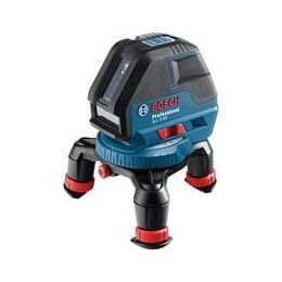 Bosch Linienlaser GLL 3-50 Professional, Kreuzlinienlaser blau/schwarz, Laserzieltafel, Schutztasche Laser Klasse: 2 Arbeitsbereich: 10 Meter Projektion: 3 Linien Nivellierung: 0,6 mm/m