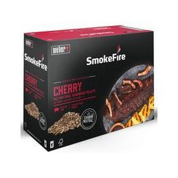 Weber Holzpellets Kirschholz, 8kg, Brennstoff für SmokeFire