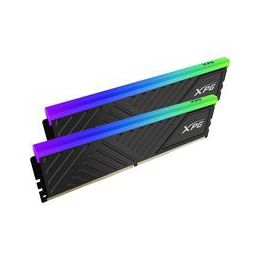 A-DATA DIMM 16 GB DDR4-3600 (2x 8 GB) Dual-Kit , Arbeitsspeicher schwarz, AX4U36008G18I-DTBKD35G, XPG Spectrix D35G, INTEL XMP