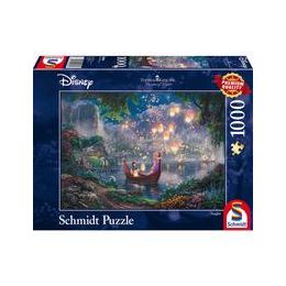 Schmidt Spiele Puzzle Thomas Kinkade: Disney Rapunzel Teile: 1000 Größe: 69,3 x 49,3 cm Altersangabe: ab 12 Jahren