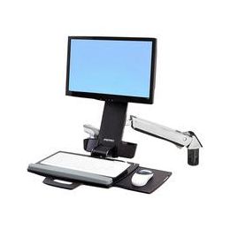 Ergotron StyleView Sit-Stand Combo Arm, Halterung wei&szlig;