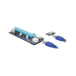 Delock Riser Card PCI x1 > x16 USB Kabel