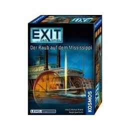 Kosmos EXIT - Das Spiel - Der Raub auf dem Mississippi, Partyspiel Spieleranzahl: 1 - 4 Spieler Spieldauer: 1 Stunde und 30 Minuten Altersangabe: ab 12 Jahren Serie: EXIT - Das Spiel