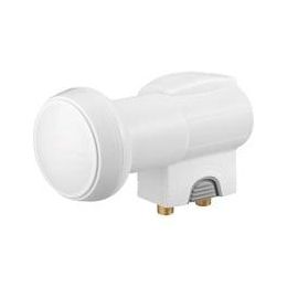 goobay Twin Universal LNB 0,1dB weiß/grau Anschlüsse: 2 Satelliten: 1 Rauschmaß: 0.1 dB Feed Aufnahme: 40 mm