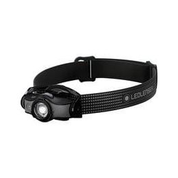 LEDLenser Stirnlampe MH5, LED-Leuchte schwarz/grau Art: LED-Leuchte Betriebsart: Wechselakku Lichtstrom: 400.0 Lumen Schutz: wasserfest nach IPX4, staubfest nach IP5X