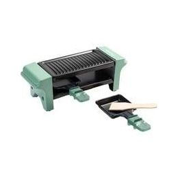 Bestron Raclette Grill AGR102 mint Leistung: 350 Watt Grillplatte: Guss-Platte Raclette-Pfännchen: 2 Reinigung: Antihaftbeschichtung