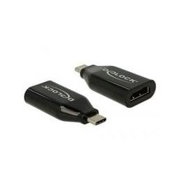 Delock USB Adapter, USB-C Stecker > HDMI 4K Buchse schwarz