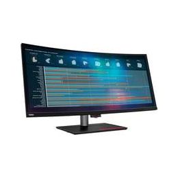 Lenovo ThinkVision P40w-20, LED-Monitor 101 cm (40 Zoll), schwarz, WUHD, IPS, Curved, Thunderbolt, USB-C