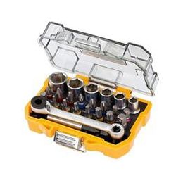 Dewalt Schrauber Bit- und Ratschen-Set DT71516, 24-teilig, Werkzeug-Set inkl. hochwertiger Ratsche