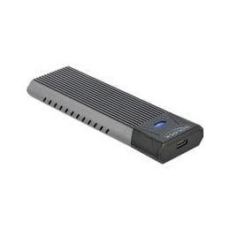 Delock Externes USB Type-C Combo Geh&auml;use f&uuml;r M.2 NVMe PCIe oder SATA SSD, Laufwerksgeh&auml;use schwarz, werkzeugfrei