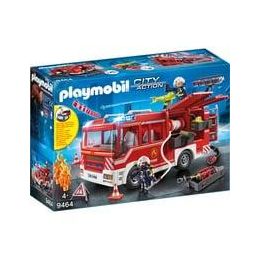 Playmobil 9464 City Action Feuerwehr-Rüstfahrzeug, Konstruktionsspielzeug rot/weiß, Mit Licht und Sound Serie: City Action Teile: 47 -teilig Altersangabe: ab 5 Jahren Material: Kunststoff