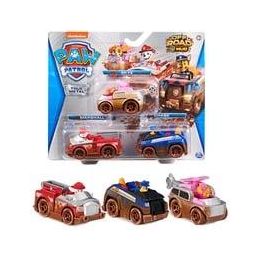 Spin Master Paw Patrol True Metal 3er-Pack, Spielfahrzeug Serie: Paw Patrol Altersangabe: ab 36 Monaten Material: Metall