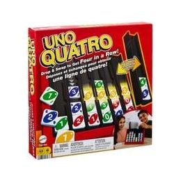 Mattel UNO Quatro, Brettspiel Spieleranzahl: 2 - 4 Spieler Altersangabe: ab 7 Jahren Serie: UNO