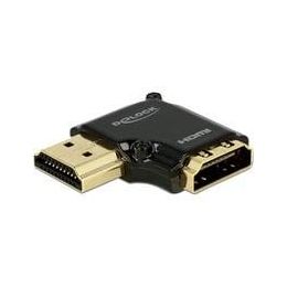 Delock HDMI-A Stecker > HDMI-A Buchse 4K, Kabel schwarz, 90° abgewinkelt nach links Verwendung: Winkeladapter Anschlüsse: 1x HDMI (Stecker) auf 1x HDMI (Buchse) Version: HDMI High Speed mit Ethernet