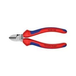 Knipex Seitenschneider 70 02 140, Schneid-Zange rot/blau, L&auml;nge 140mm