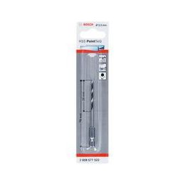 Bosch HSS-Spiralbohrer PointTeQ Hex, &Oslash; 3,5mm Arbeitsl&auml;nge 39mm